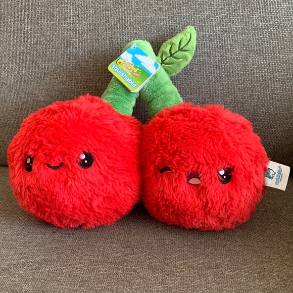 Squishable | Toys | Squishable Snackers Cherries Plush Stuffed Toy 2 ...